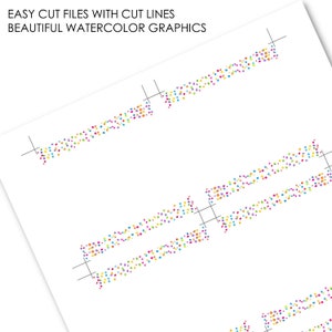 Editable, Printable Confetti Tag Template. Fully Editable Text: PDF 3 X ...