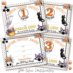 Pumpkin Carving Contest Kit. Costume Contest Kit. Halloween Party Kit ...
