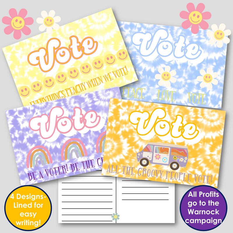 Vote Postcard Template - Etsy