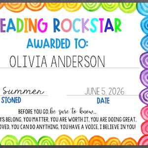 Positive Editable Classroom Awards | Student Awards | Printable Class ...