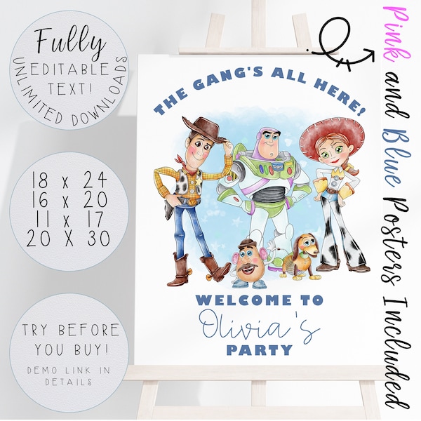Toy Story Banner - Etsy