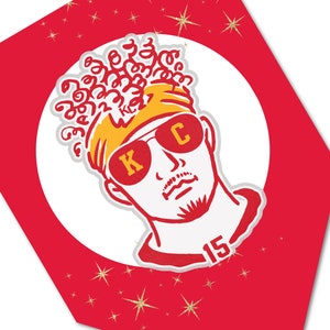 Editable Kansas City Chiefs Party Banner | FULLY Editable Text | Game ...