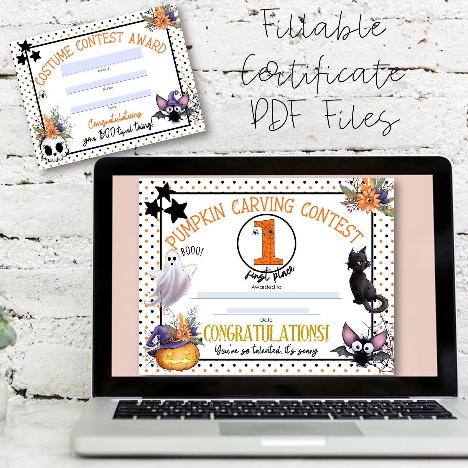 Pumpkin Carving Contest Kit. Costume Contest Kit. Halloween - Etsy