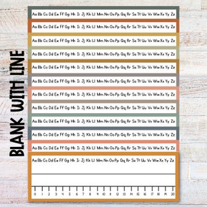 Student Desk Plates and Supply Labels | Modern BOHO | 12 Colors ...