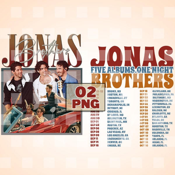 Jonas Brothers Shirt - Etsy