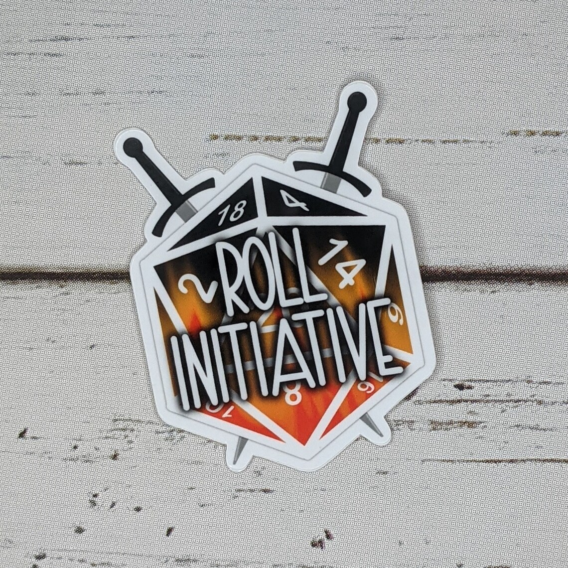 Roll Initiative Sticker - Etsy