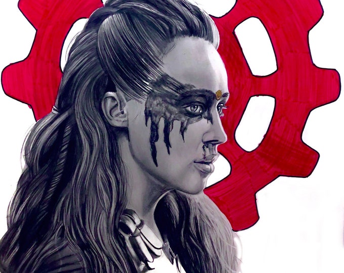 Commander Lexa the 100 Art Print - Etsy
