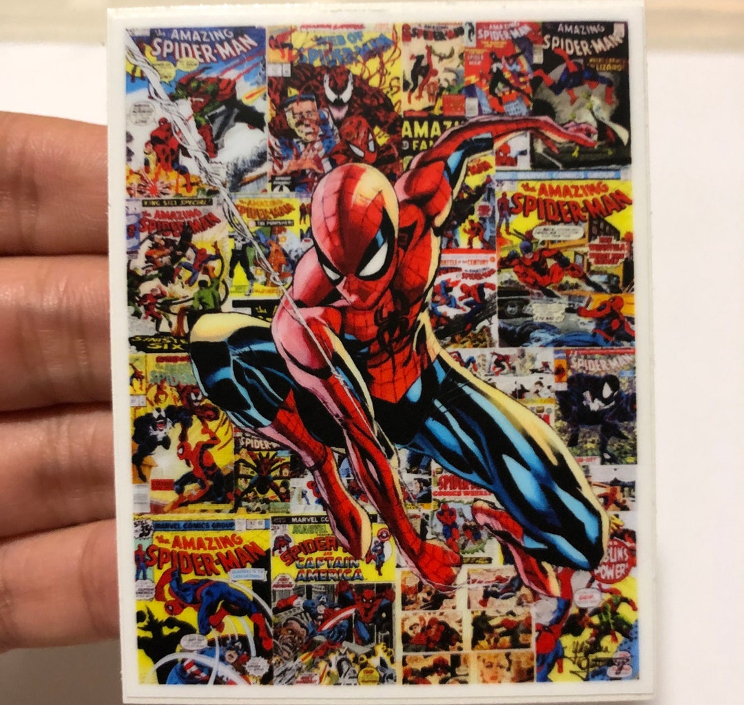 Spider-man Comic Collage Sticker 3” - Etsy