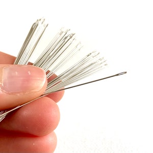 Super Skinny Sewing Needles 3 Pack for Sewing 3mm Micro Buttons Needle ...