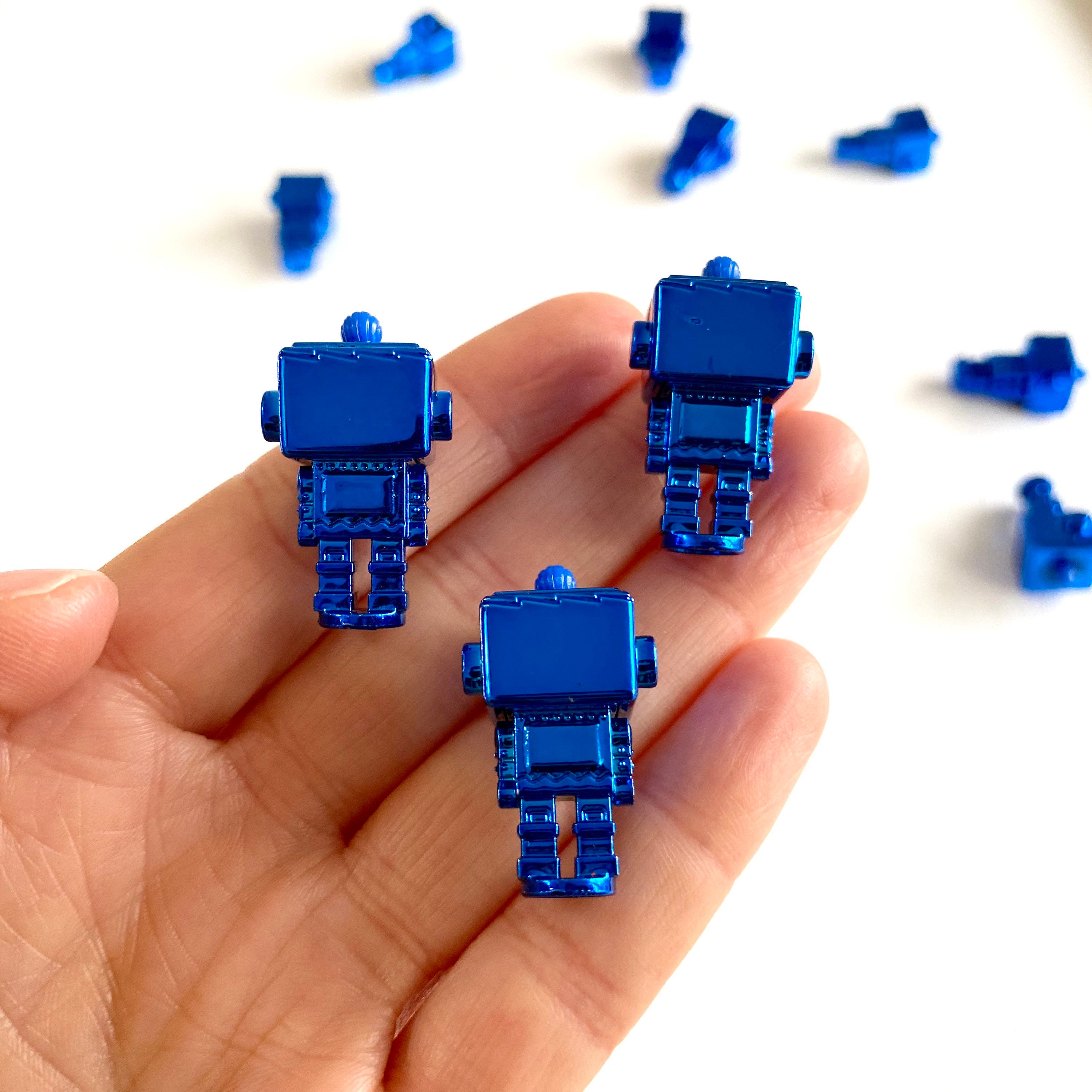 Miniature Robot Toy 3cm Mini Robot Plastic Figurine Dollhouse | Etsy