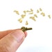 Mini Key Charms 13mm Dollhouse Miniatures Silver or Gold Tiny Key ...