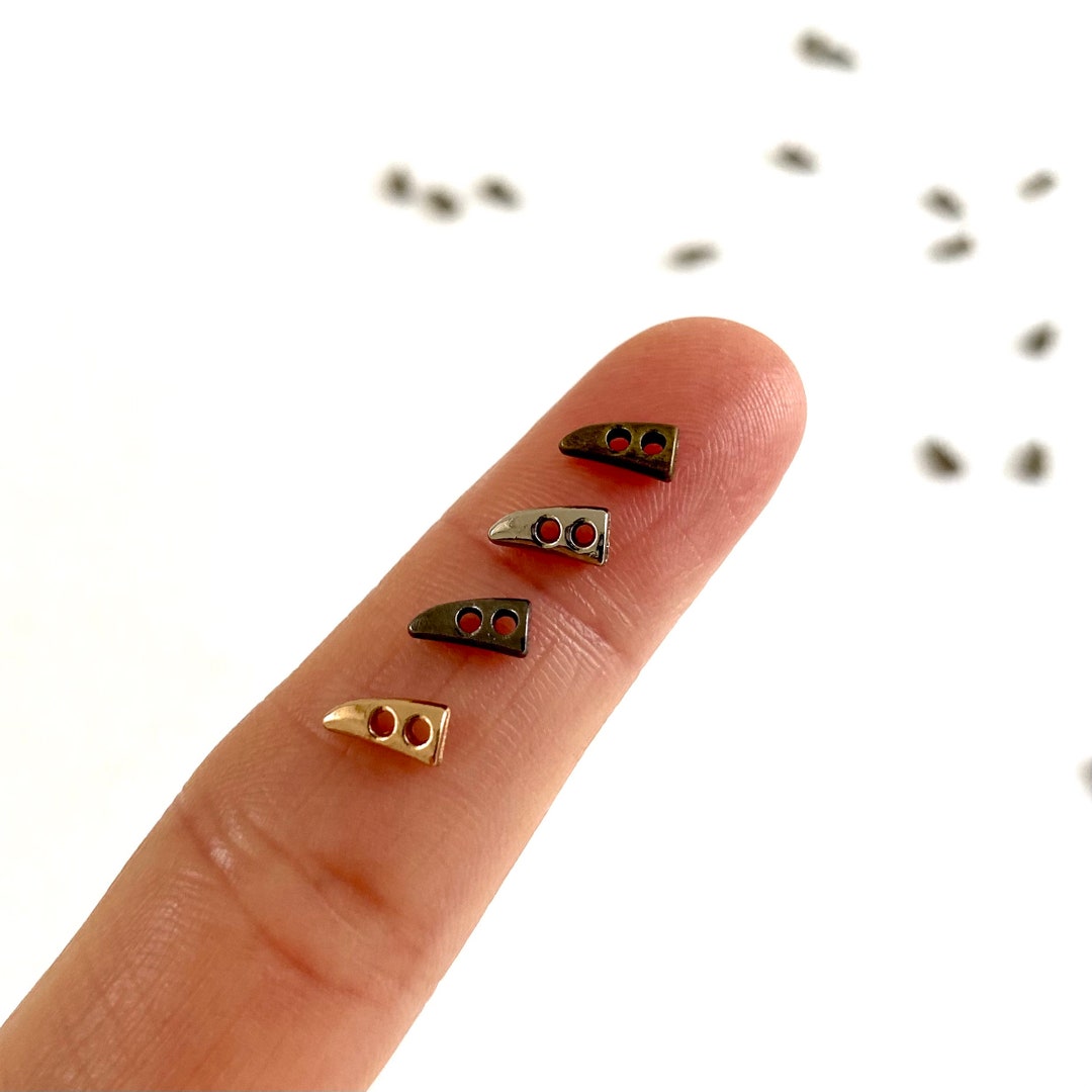 Mini Toggles Metal Horn Tiny Buttons 7mm for Bjd Doll Clothes - Etsy