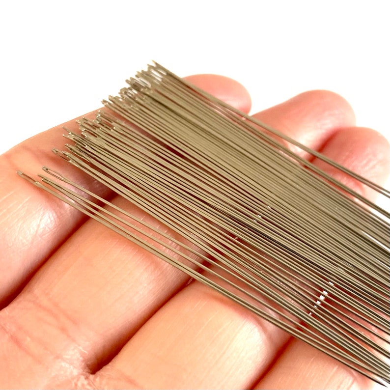 Super Skinny Sewing Needles 3 Pack for Sewing 3mm Micro Buttons Needle ...