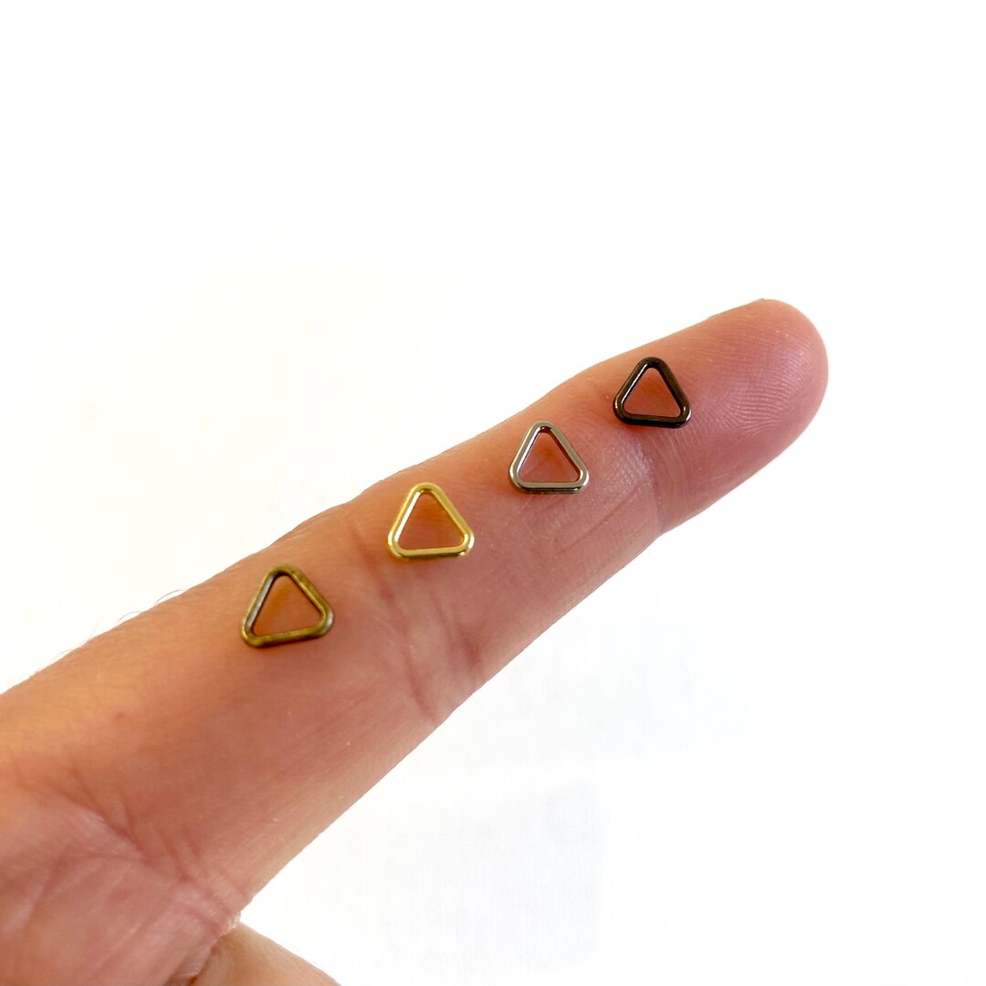 Mini Ultra Small 4mm Triangle Buckles Metal Doll Bag Shoe Buckle - Etsy