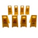 Miniature Warning Sign Mini Floor Caution Sign Yellow Plastic Notice 1/ ...