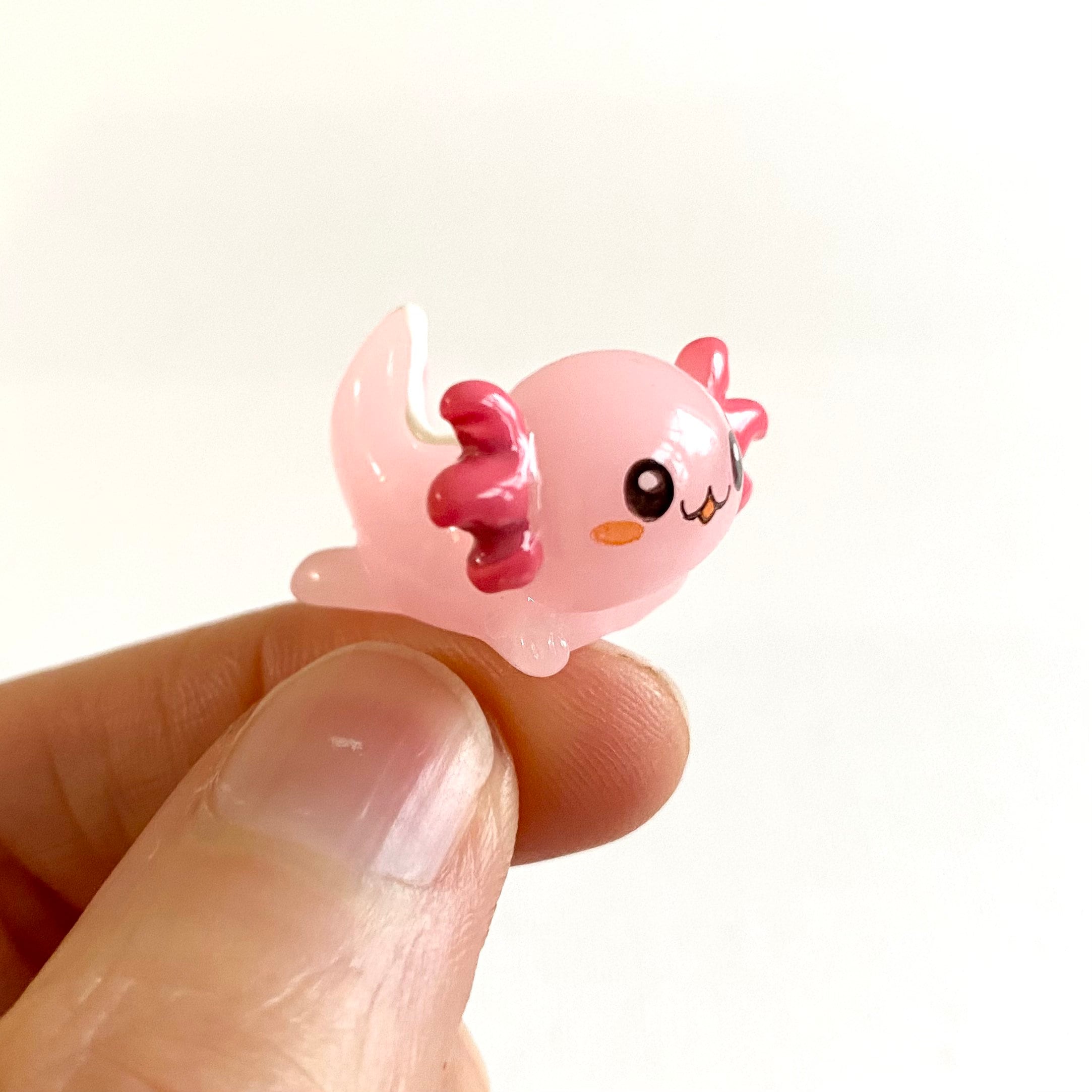 Mini Axolotl Figurine Toy Plastic Dollhouse Miniature 28 X | Etsy
