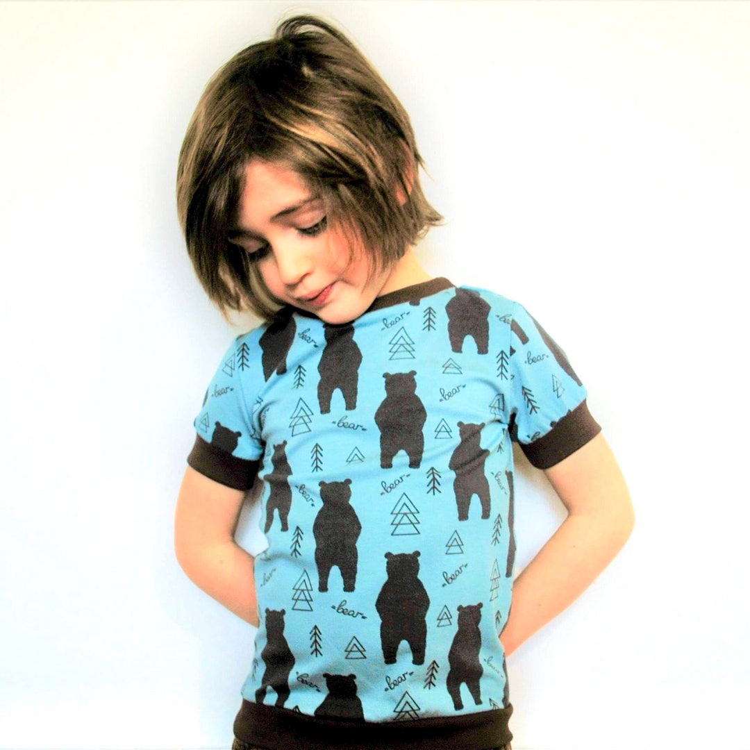 6m to 5yrs Kids T Shirt Pattern DIGITAL Download PDF Childs Shirt ...