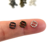 10 PCS - 3mm (inner Diameter) Super Tiny Buckles, in 4 Colors, Perfect ...