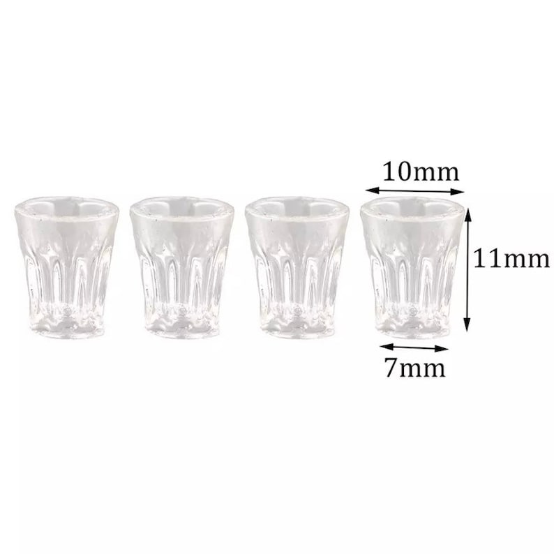 Miniature Glass 1/12 Resin Cup Play Kitchen Dolls Kitchenware - Etsy