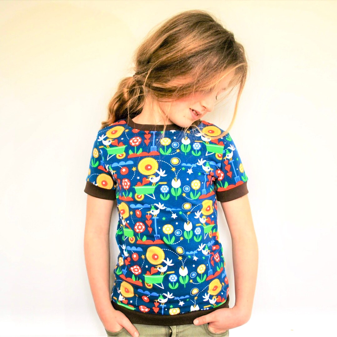 5-9yrs Kids t shirt pattern DIGITAL download PDF Childs shirt ...