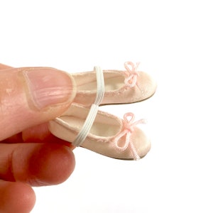Miniature Ballerina Shoes Doll Ballet Shoes Tiny Pink Silk Ballet ...