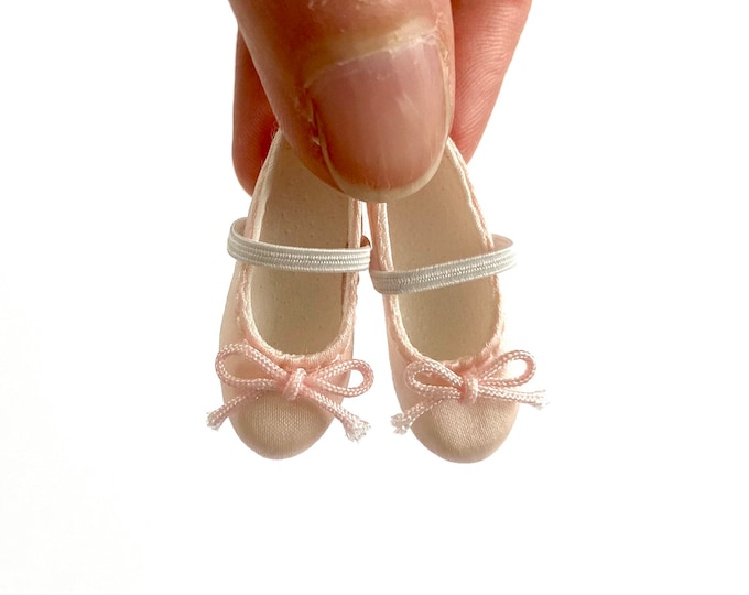 Miniature Ballerina Shoes Doll Ballet Shoes Tiny Pink Silk Ballet ...