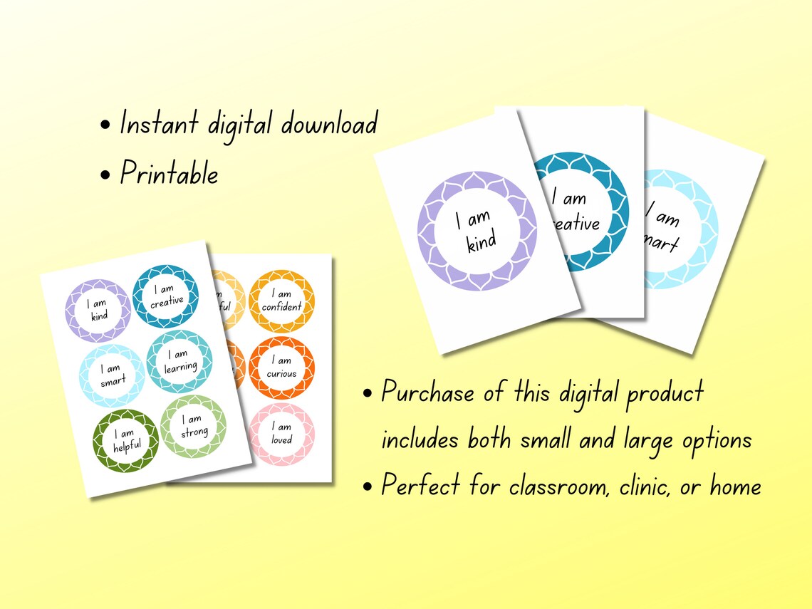 Affirmation Station Positive Affirmations for Kids Printable for ...