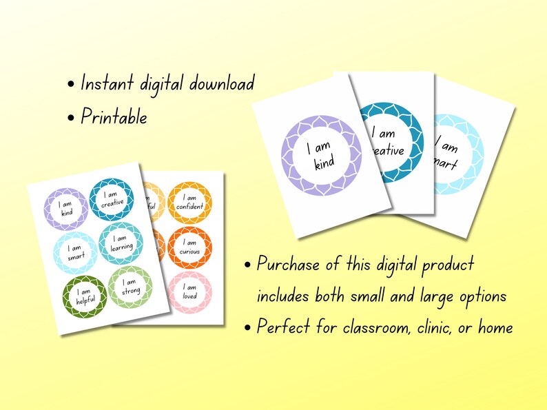 Affirmation Station Positive Affirmations for Kids Printable for ...