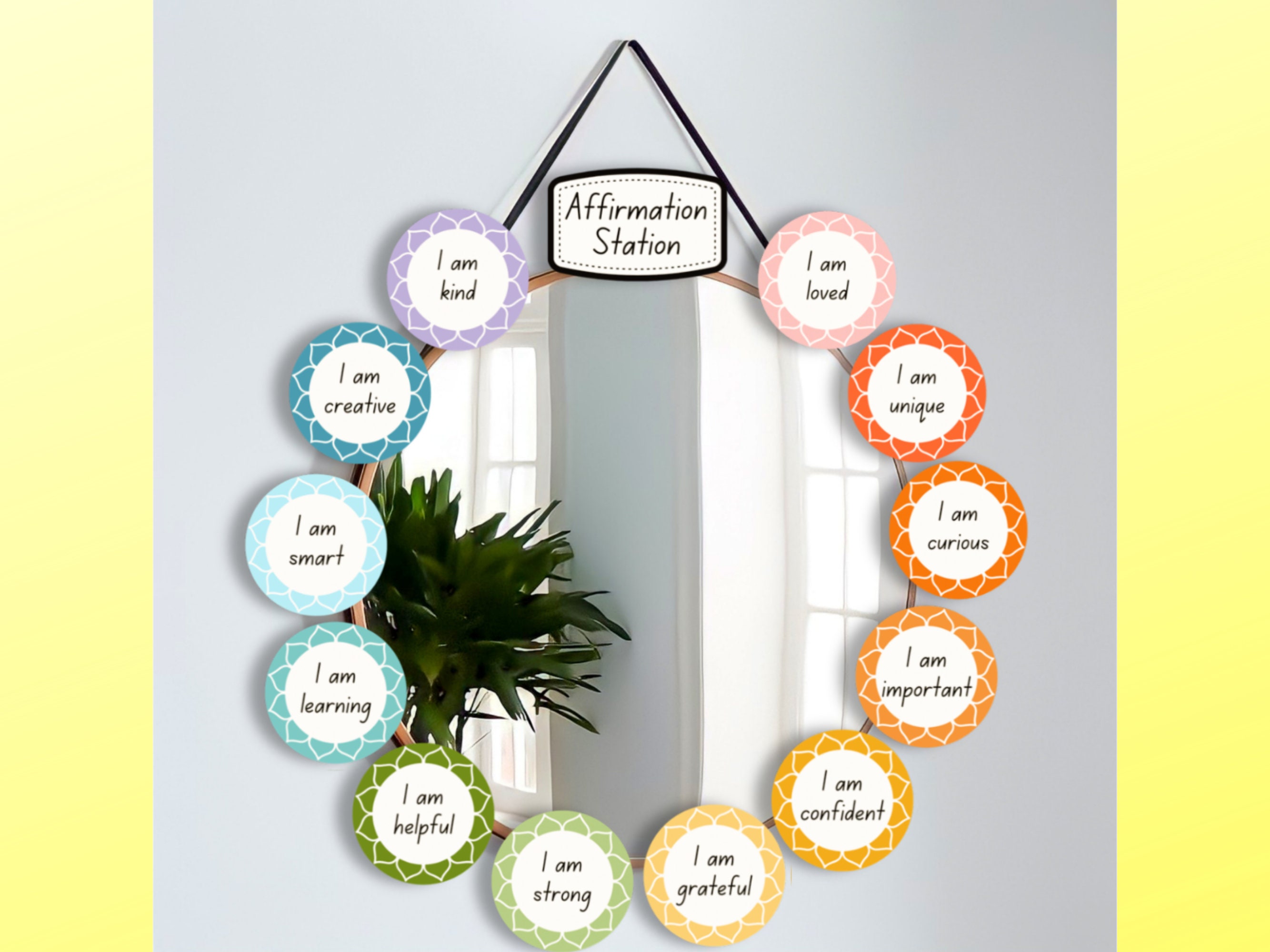 Affirmation Station Positive Affirmations for Kids Printable for ...