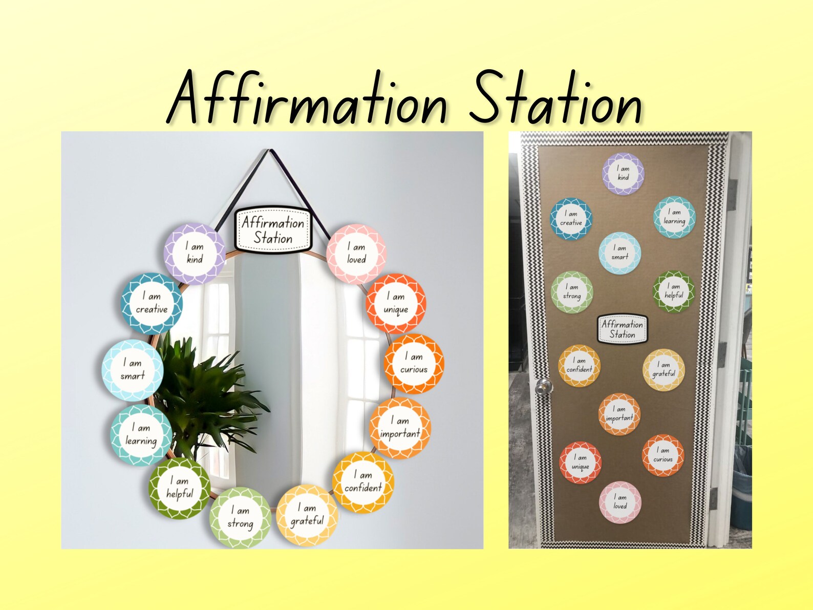 Affirmation Station Positive Affirmations for Kids Printable for ...