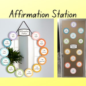 Affirmation Station Positive Affirmations for Kids Printable for ...