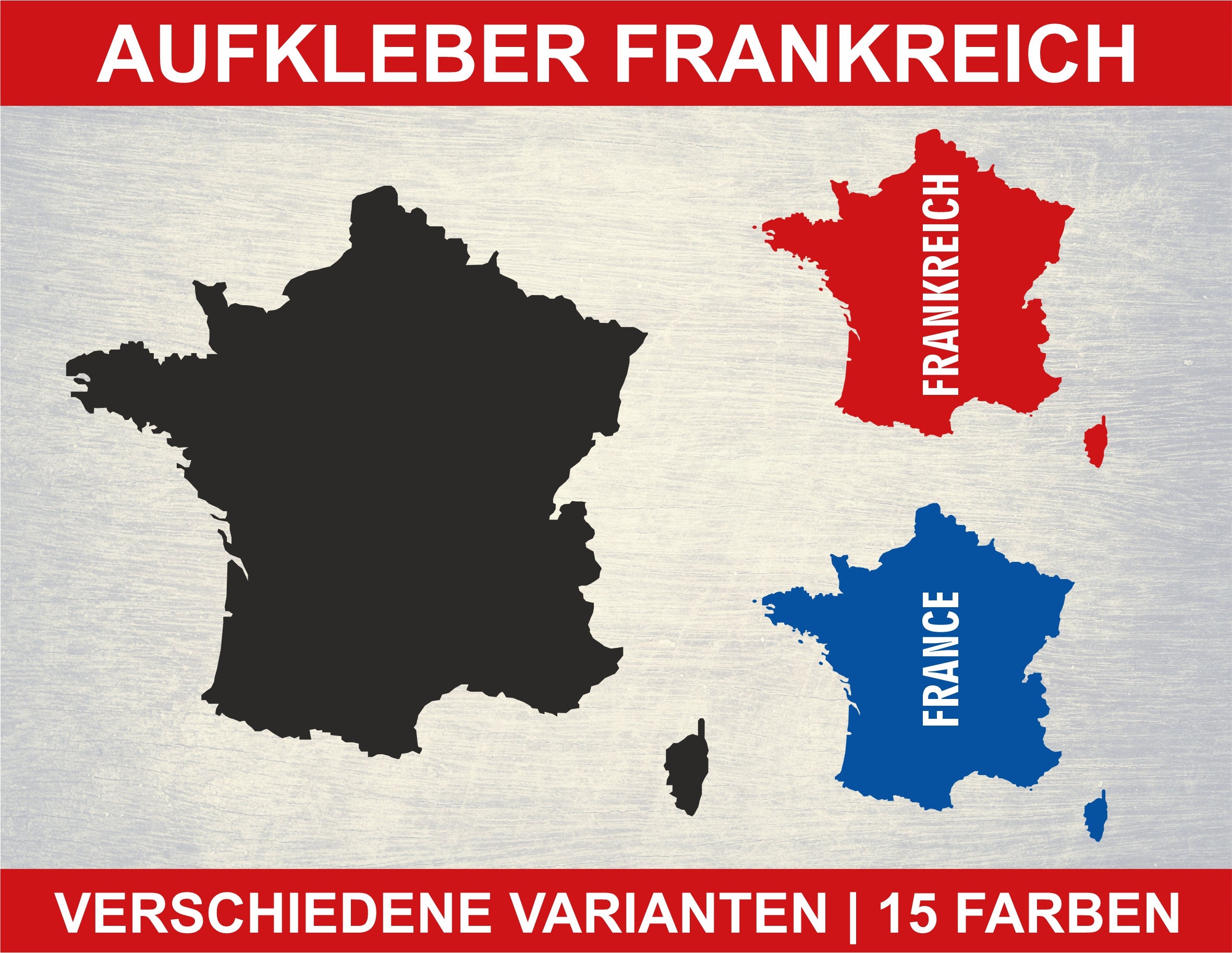 Stickers France France car stickers different variants and | Etsy