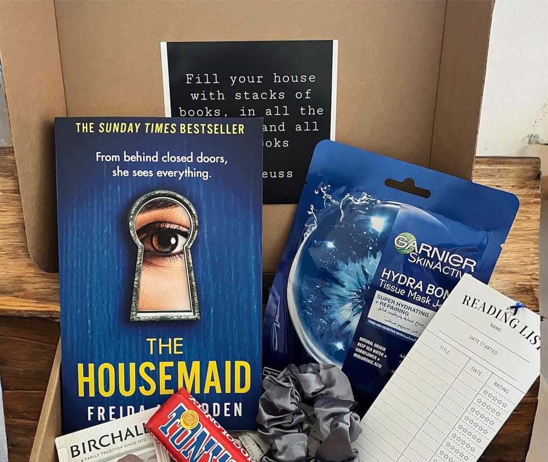 The Housemaid Freida Mcfadden Book Box Gift Box - Etsy