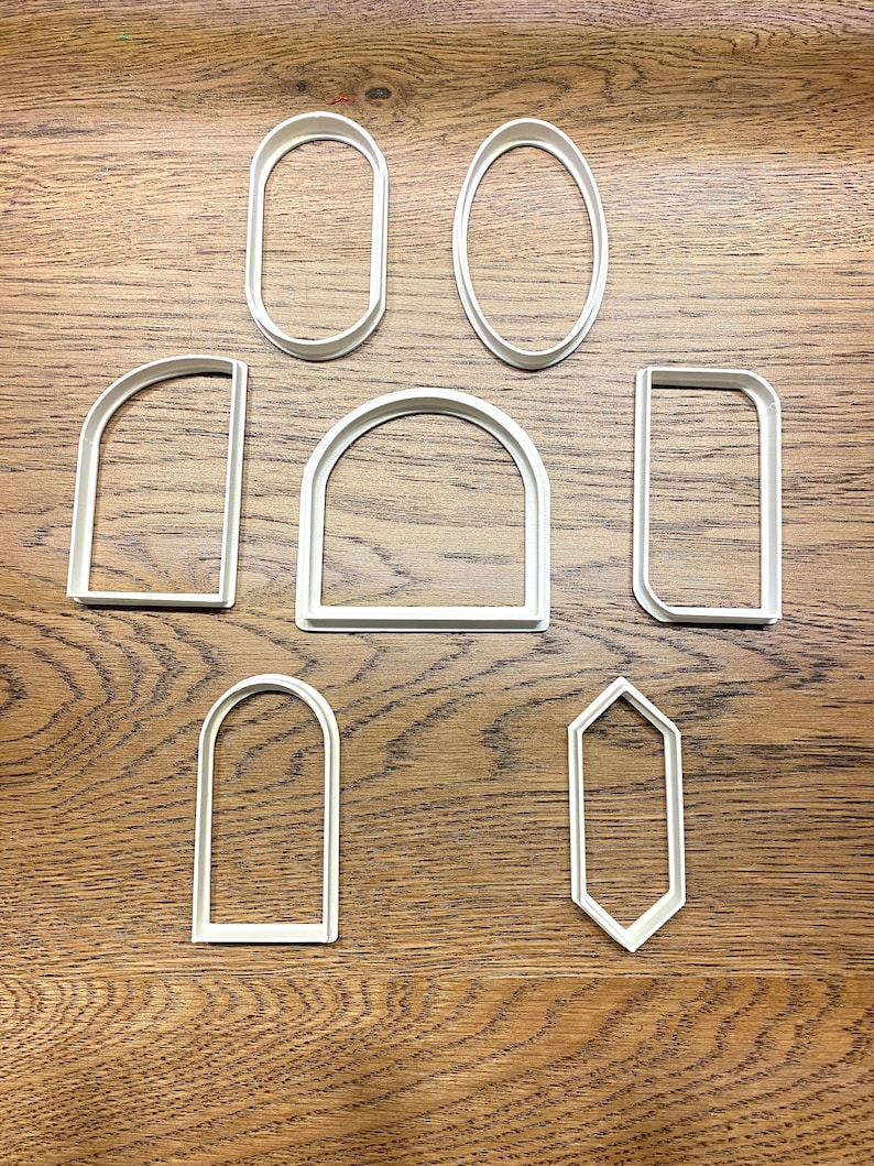 Arch and Oval Cookie Cutter Shapes / Set of Modern Boho Cookie - Etsy