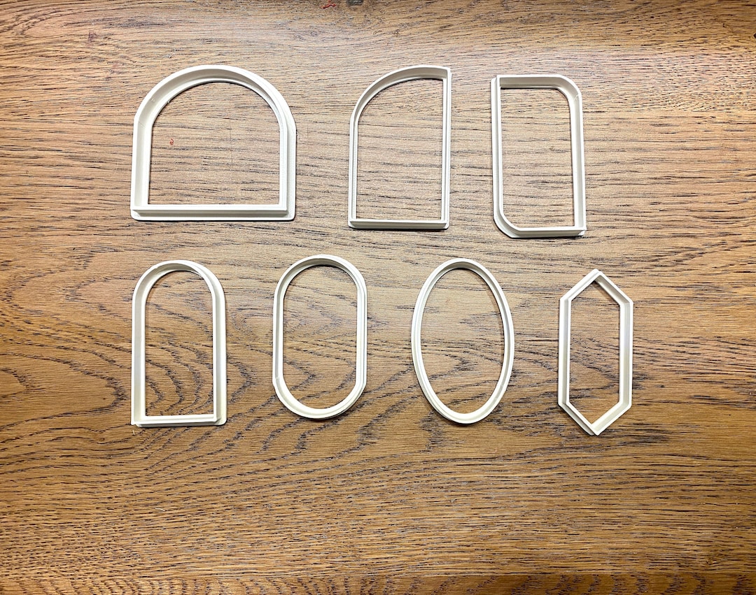 Arch and Oval Cookie Cutter Shapes / Set of Modern Boho Cookie Shapes ...