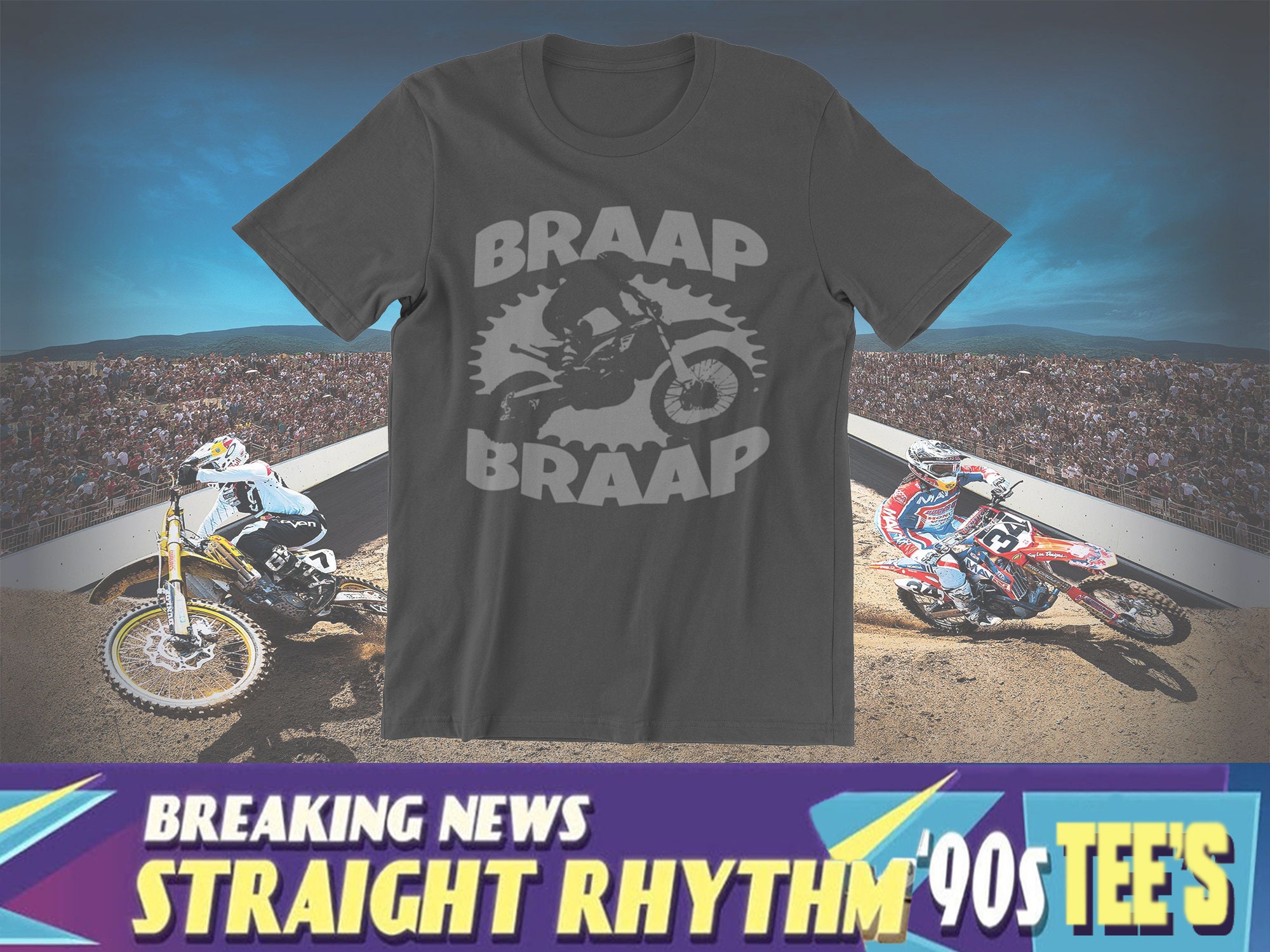 BRAA BRAAP 2-stroke 2019 Straight Rhythm T-shirt as Seen on TV ...
