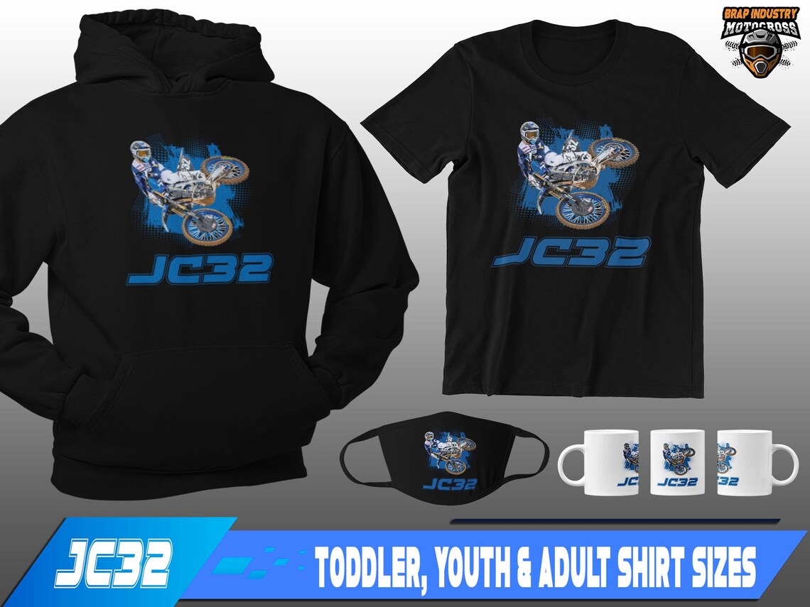 Justin Cooper Merchandise JC32 32 Motocross & Supercross 2021 T Shirt ...