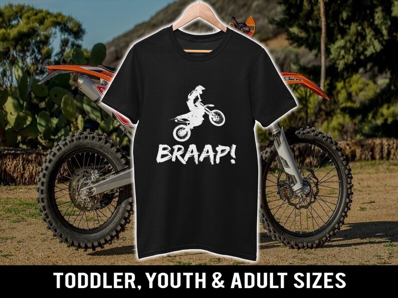 Brap Braap Braaap T-shirt 2 Stroke Motocross Tee Shirt - Etsy