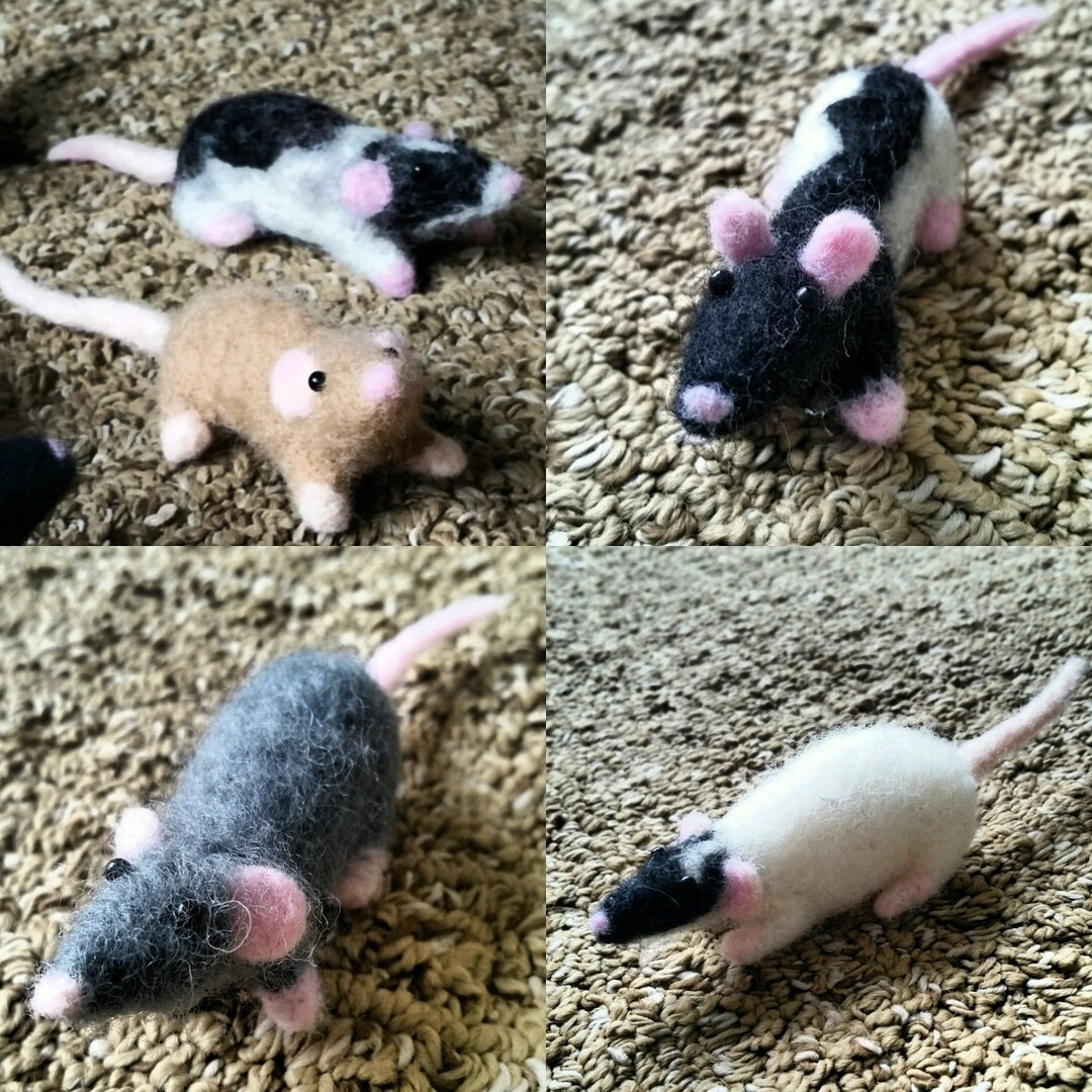 Custom Needle Felted Rats and Critters - Etsy