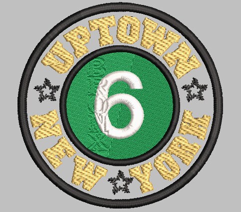 Subway Series 6 Train Patch - Etsy