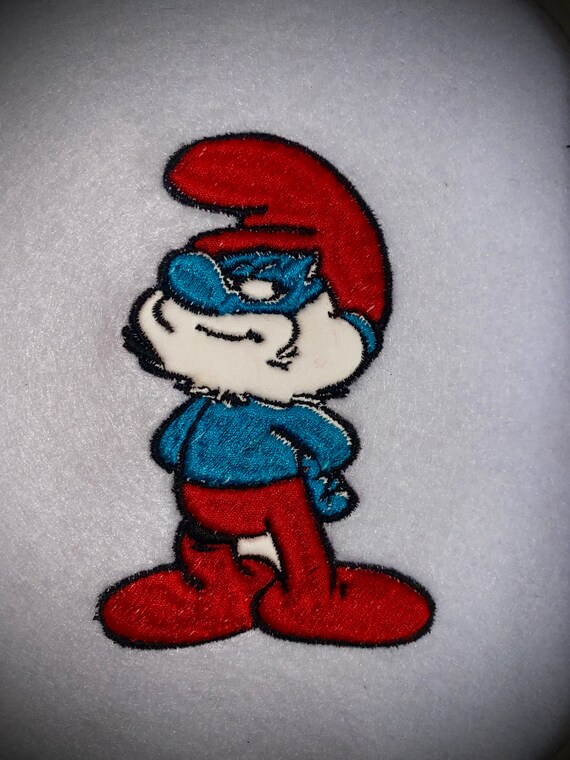 Papa Smurf Full Body Patch - Etsy