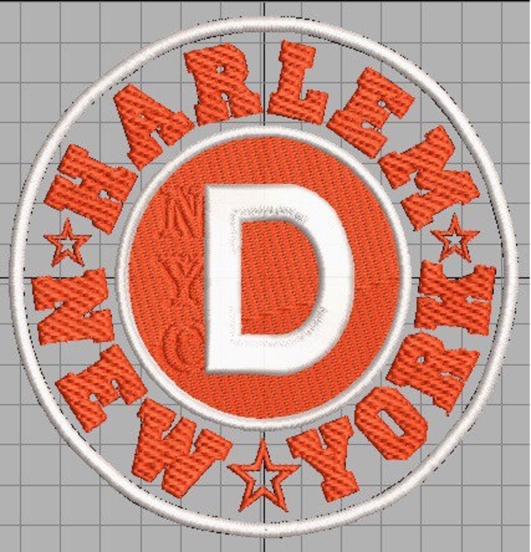 Subway Series D Train Harlem Patch - Etsy