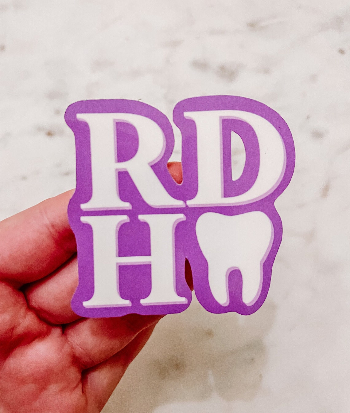 RDH Sticker Dental Sticker Dental Hygienist Sticker - Etsy
