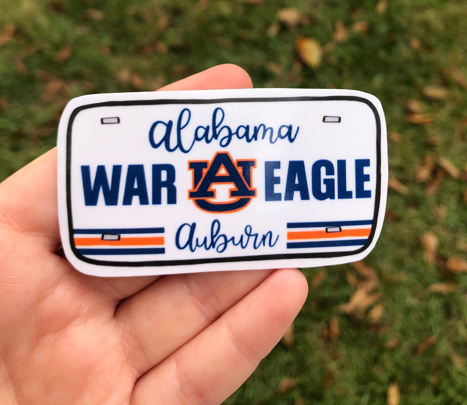 Auburn Sticker Alabama Sticker Auburn Tag | Etsy