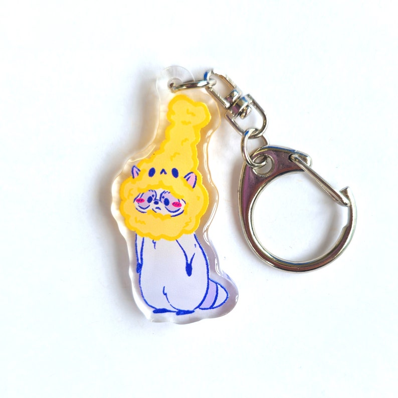 Pocha Kuni Korean Street Food Raccoon Mystery Bag Keychain/bag Charm - Etsy