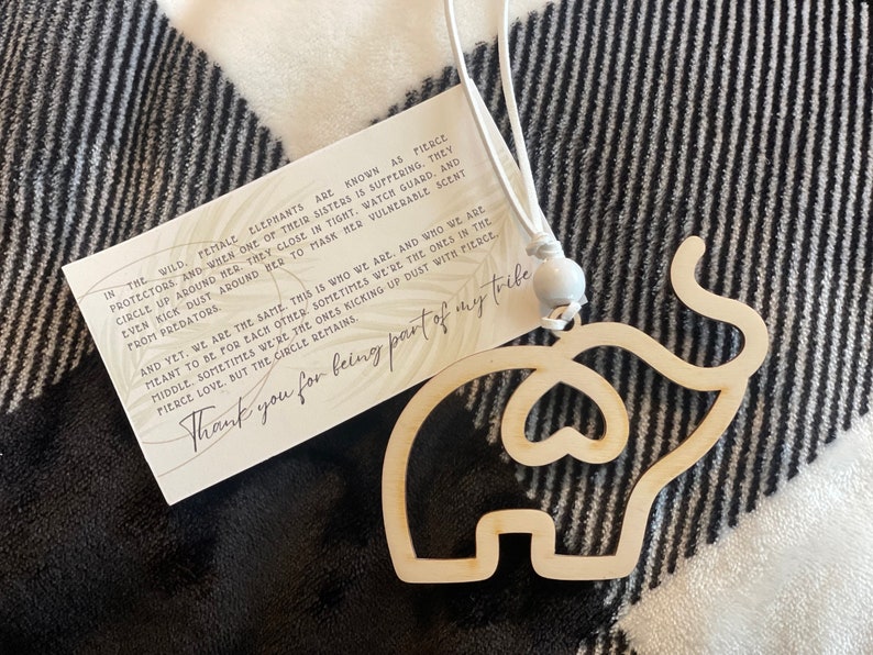 Elephant Friendship Gift, Ornament, Special Keepsake, Sisterhood ...
