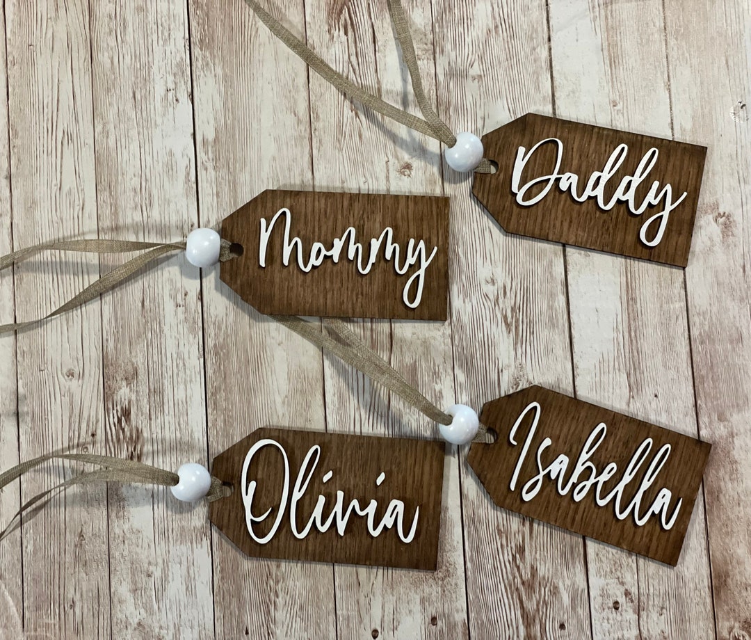Personalized Gift Tags Stocking Tags Christmas Decor - Etsy