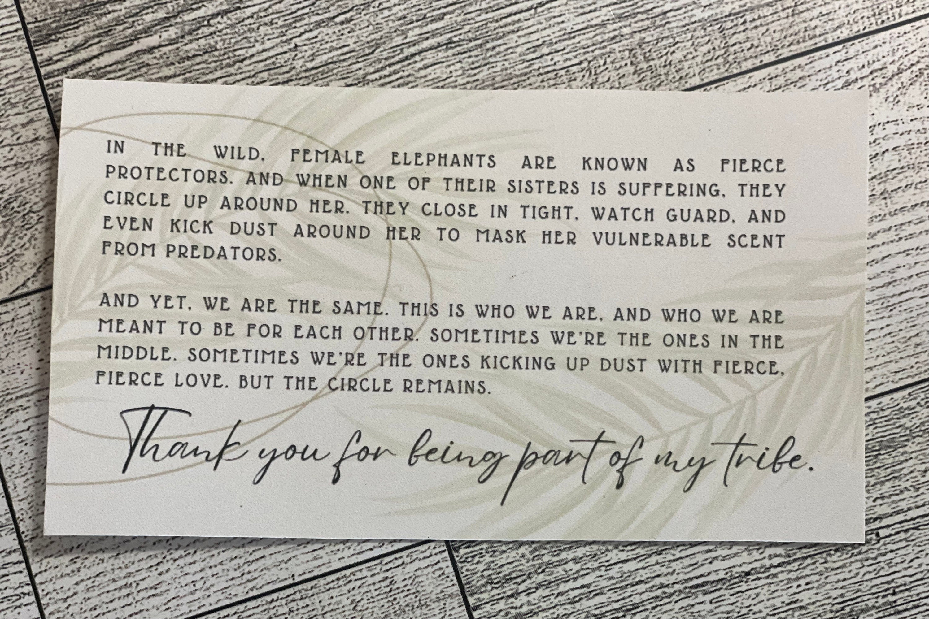 Elephant Friendship Gift, Ornament, Special Keepsake, Sisterhood ...