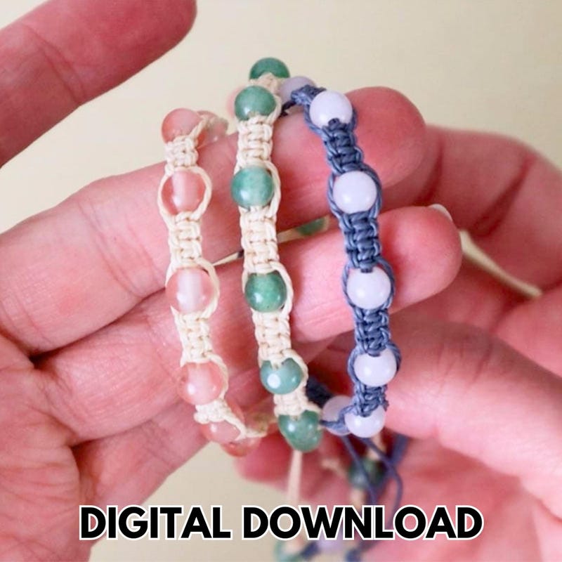 Waxed Bracelet Beads - Etsy