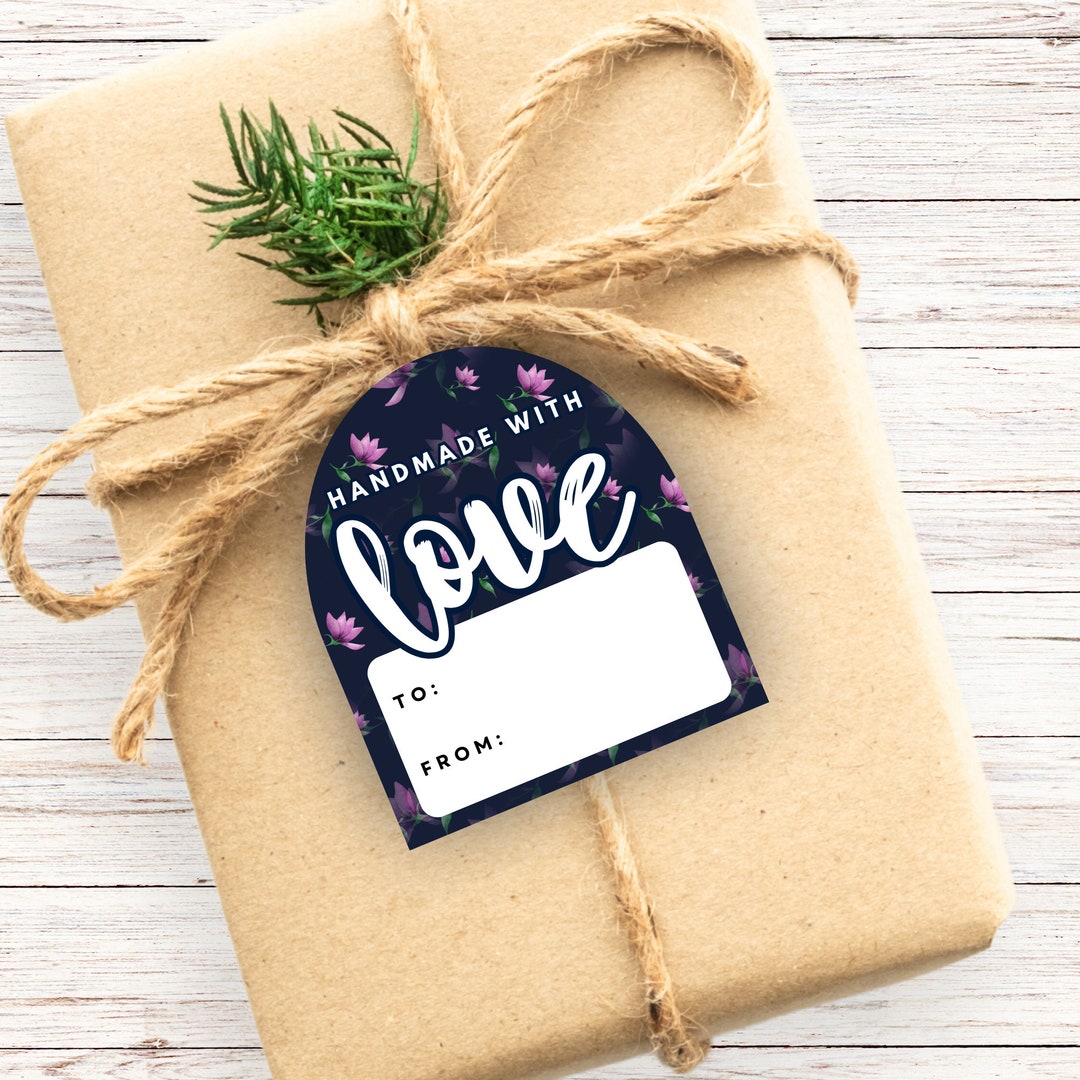 Printable Gift Tags for Handmade Gifts | Downloadable PDF Instant ...